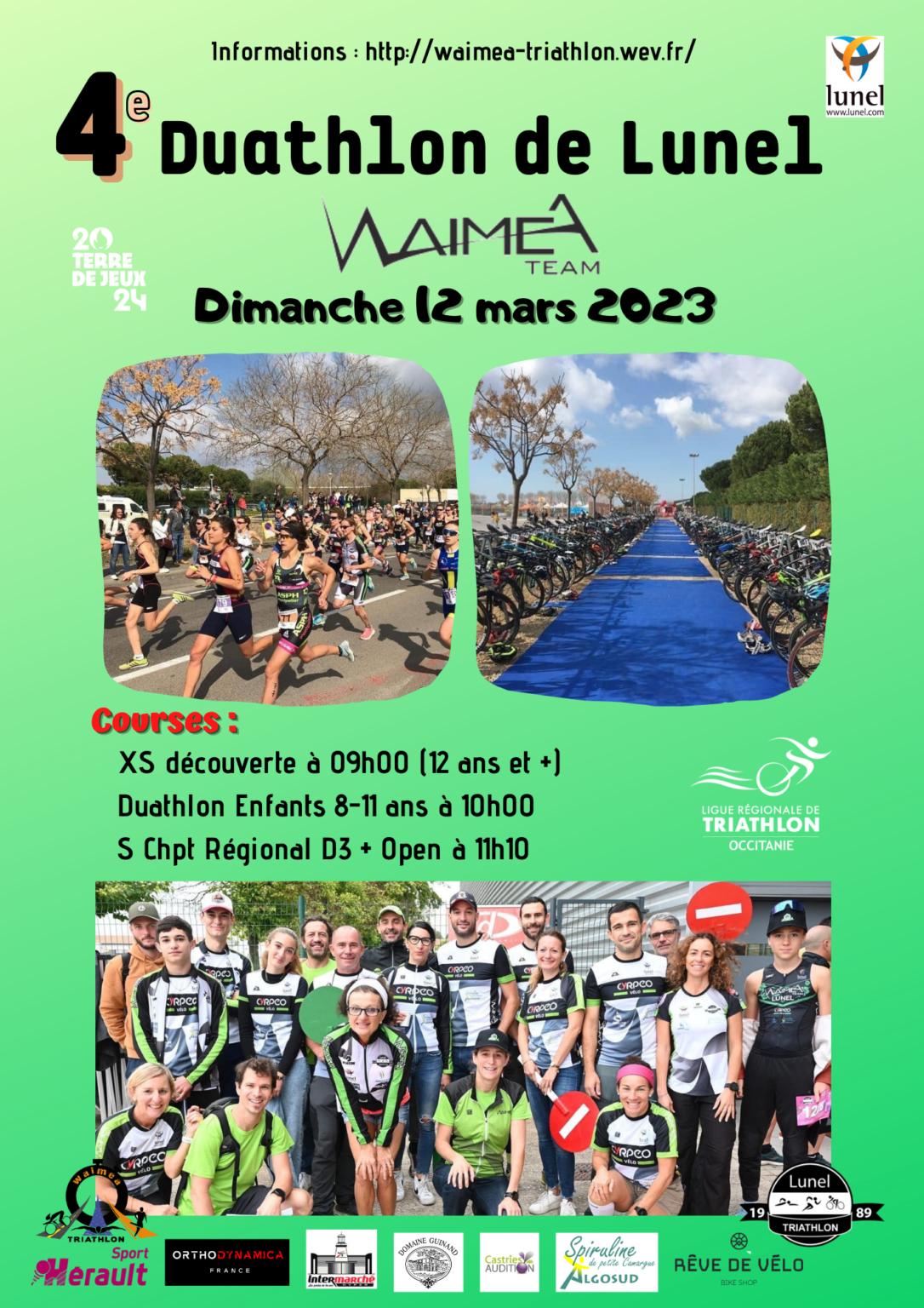 Duathlon de Lunel 2023 - Waïméa Triathlon Club Lunel